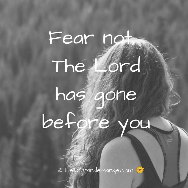 Fear Not, the Lord has Gone Before You [Quote]