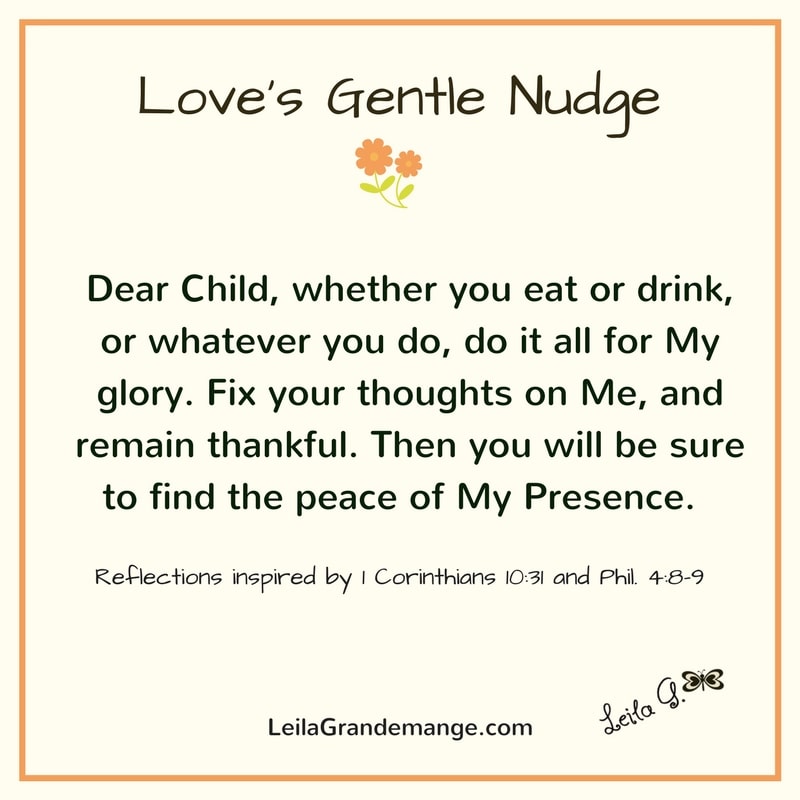 Love’s Gentle Nudge [Finding Peace] – Leila Grandemange