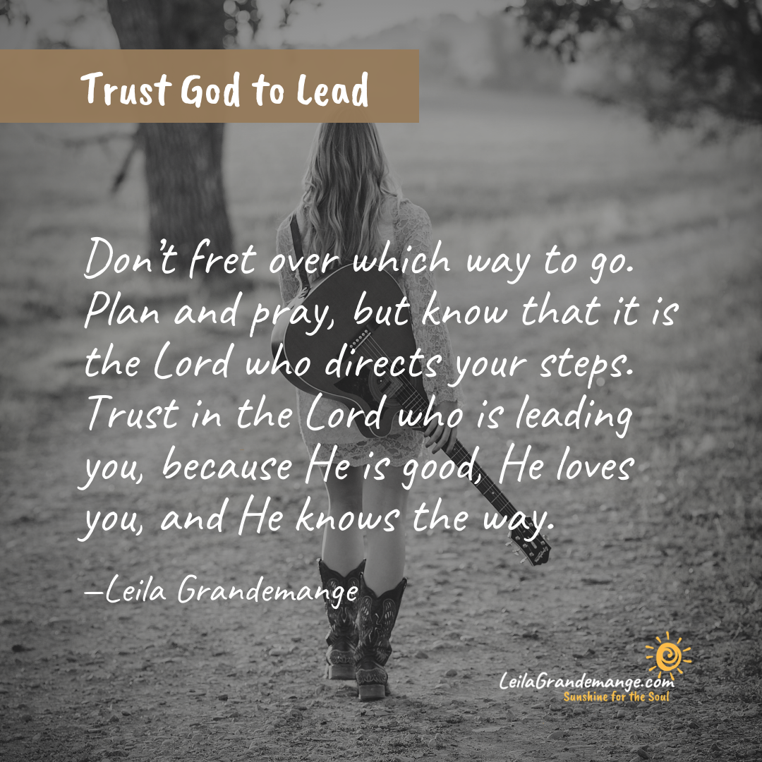 Trust God to Lead – Leila Grandemange
