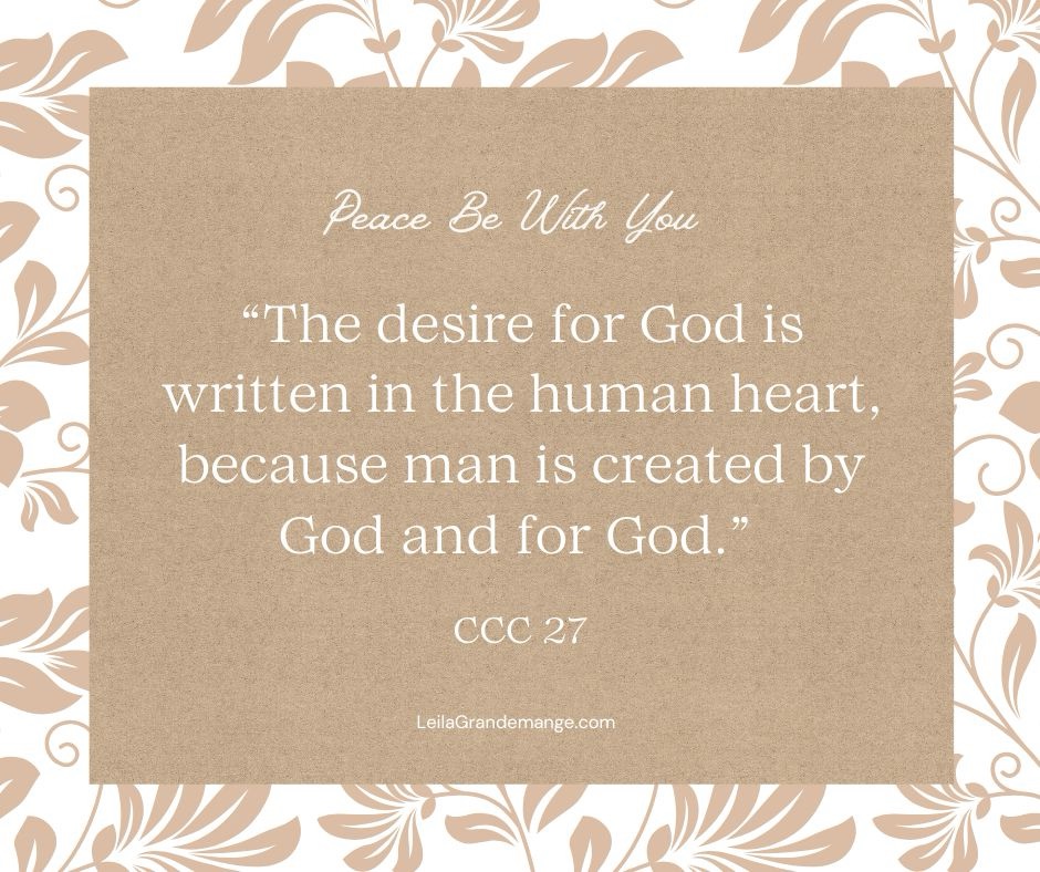 Sharing My Catholic Journey – Part 1